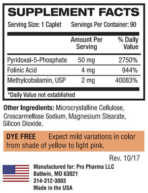 Dosing + Product Info – Folinic Plus